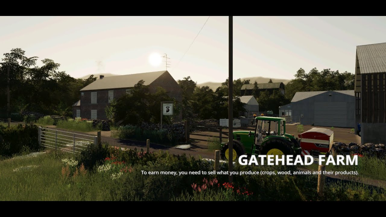 Farming Simulator 19 - Map tour - Gatehead Farm - YouTube
