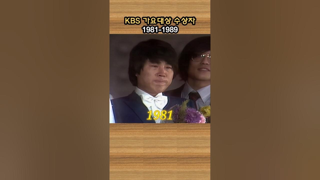 KBS 가요대상 수상 모음 (1980s) - YouTube