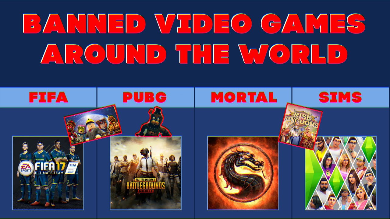 Banned Video Games Around the World (Comparison) - YouTube