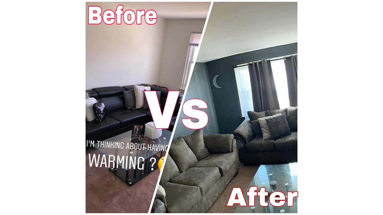 DIY Living Room Makeover On A Budget - YouTube