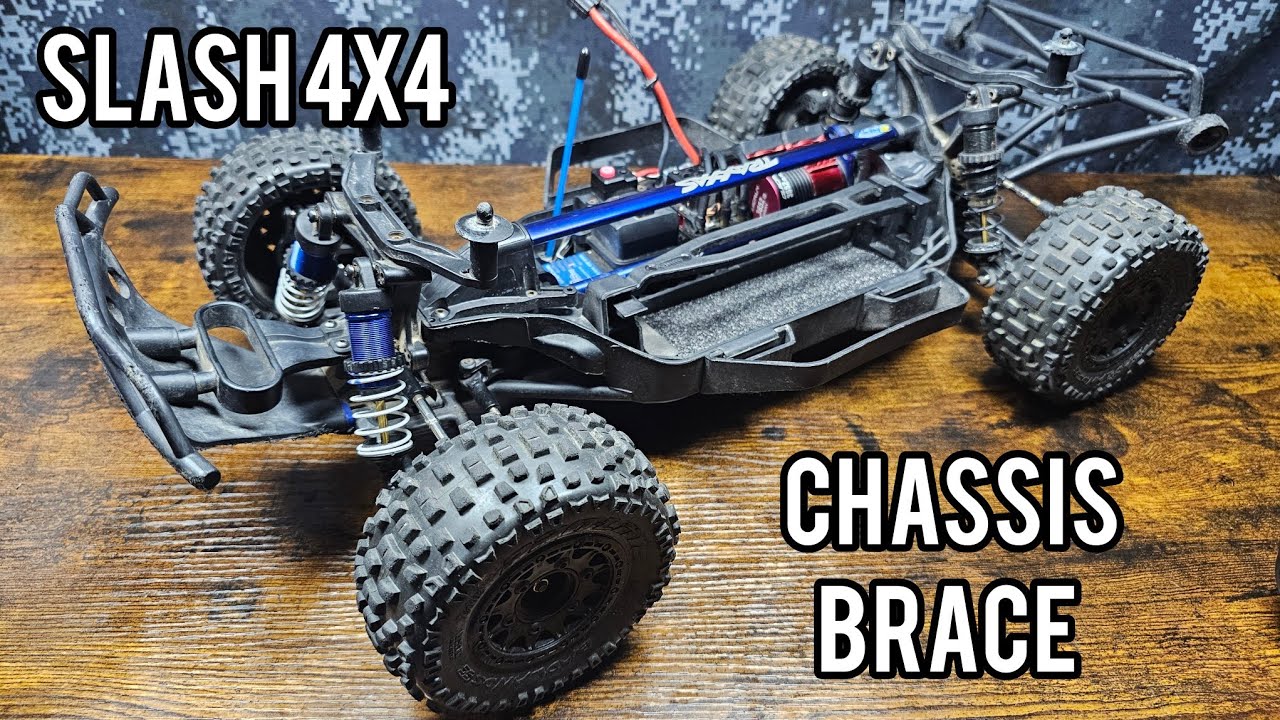Traxxas Slash 4x4 Chassis Brace Install - YouTube