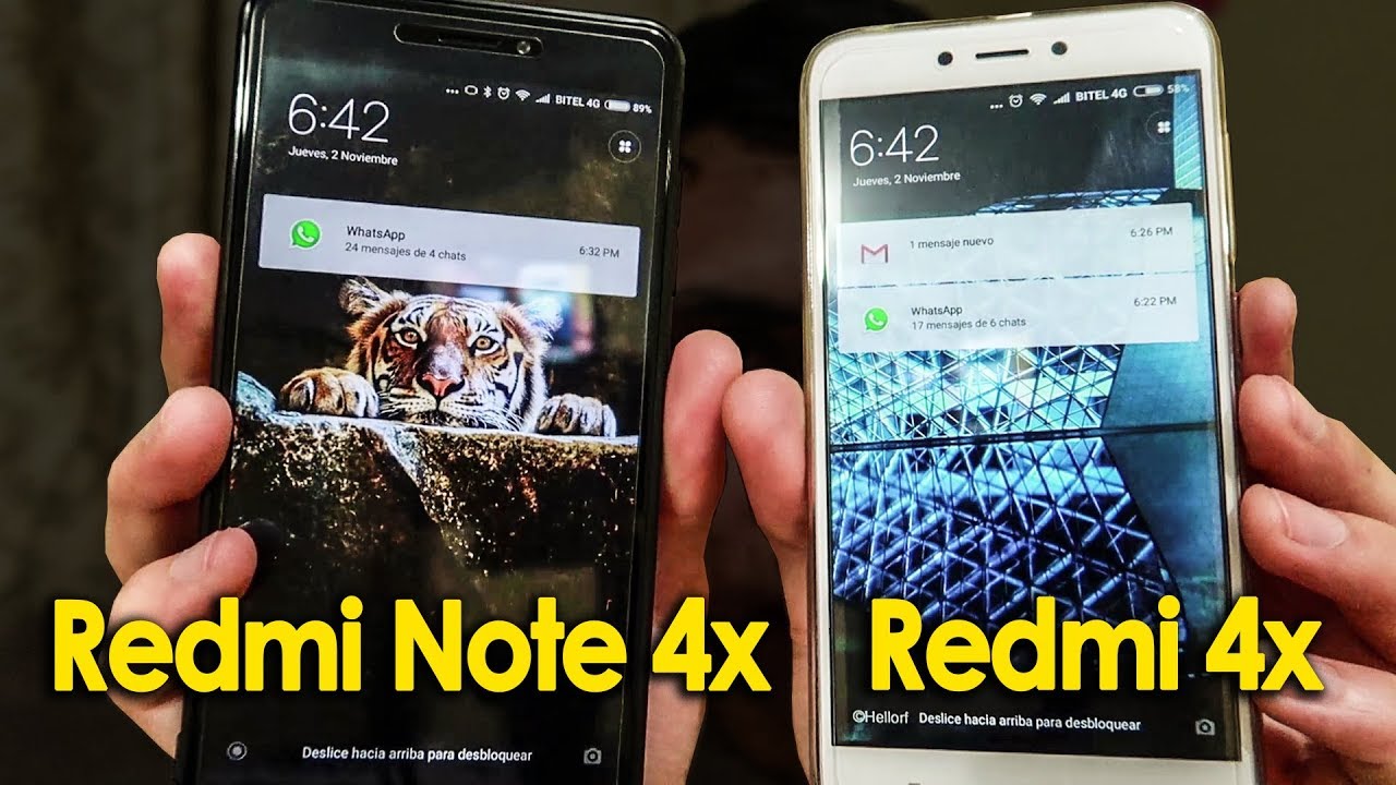XIAOMI REDMI NOTE 4X vs REDMI 4X | MIUI 8 vs MIUI 9 (Sencillo de entender) - YouTube