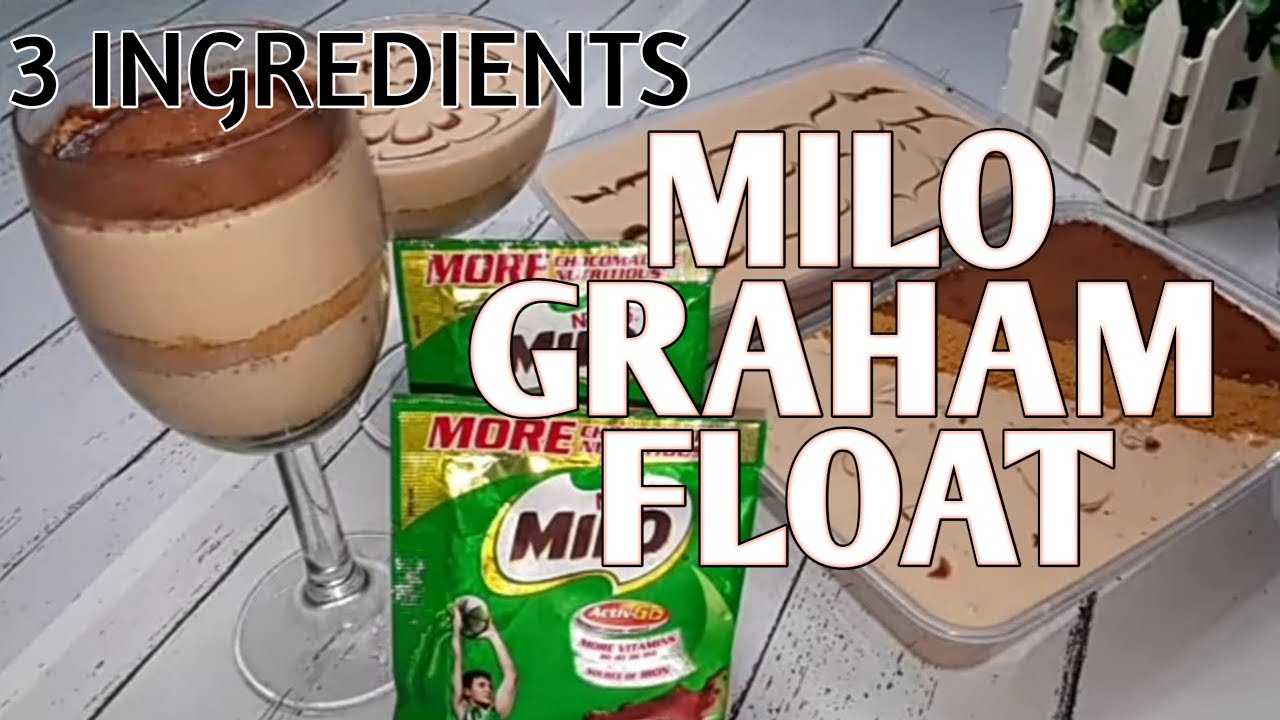 MILO GRAHAM FLOAT || JUST 3 INGREDIENTS - YouTube