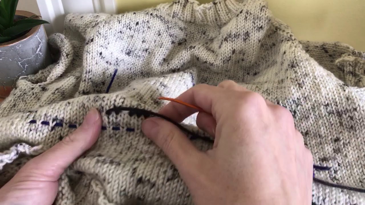 How to Double Stitch on your Knits - YouTube