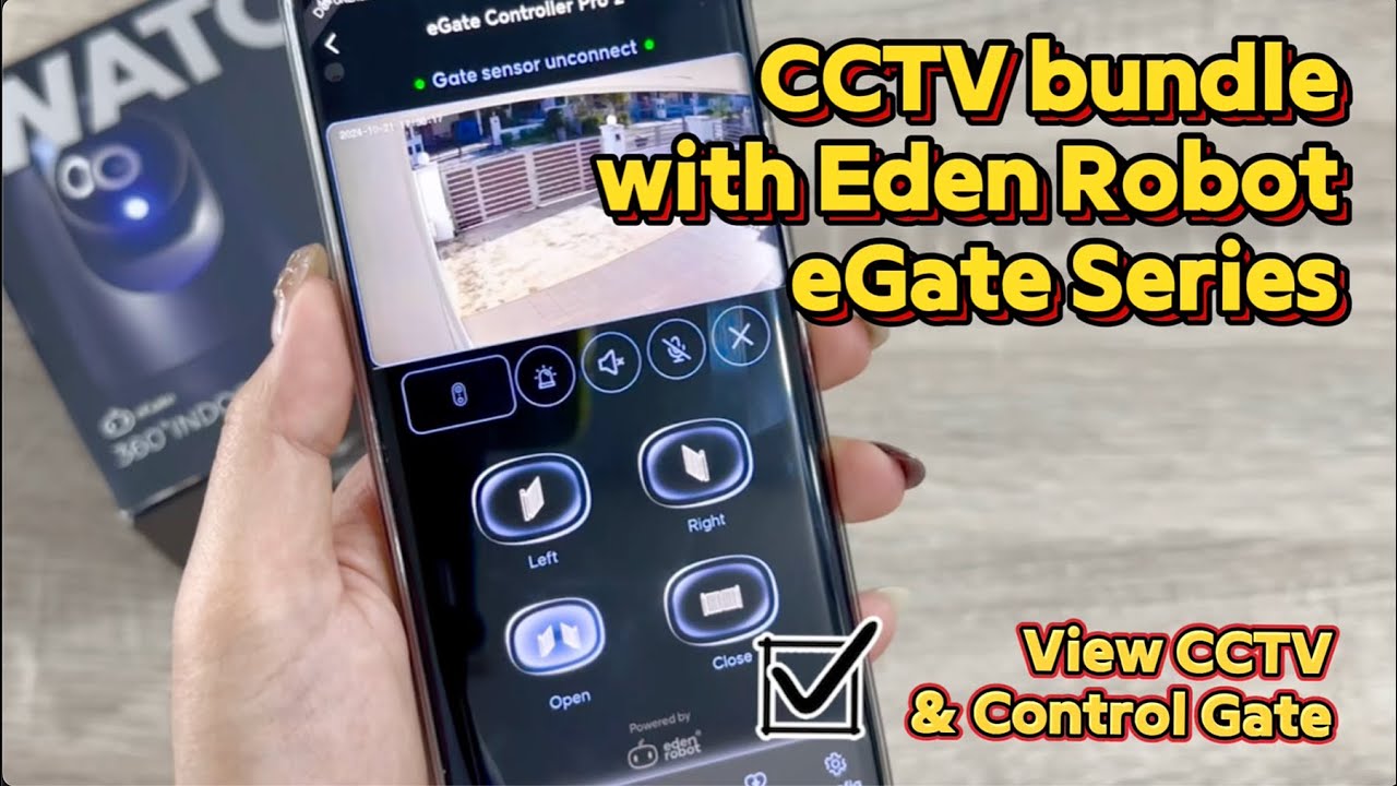 Eden Robot | eGate WatchDog Security Camera Bundle with eGate Series ...