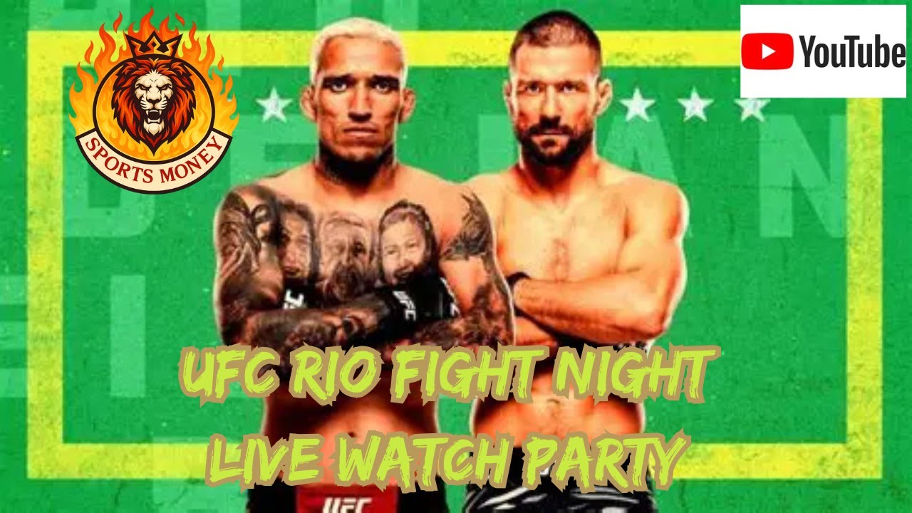 UFC RIO Fight Night | Oliveira vs Gamrot | Live Watch Party | Saturday ...