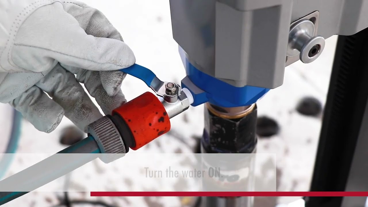 Shibuya Core Drill H2021/H2022 2 Speed Motor & Angle Stand - YouTube