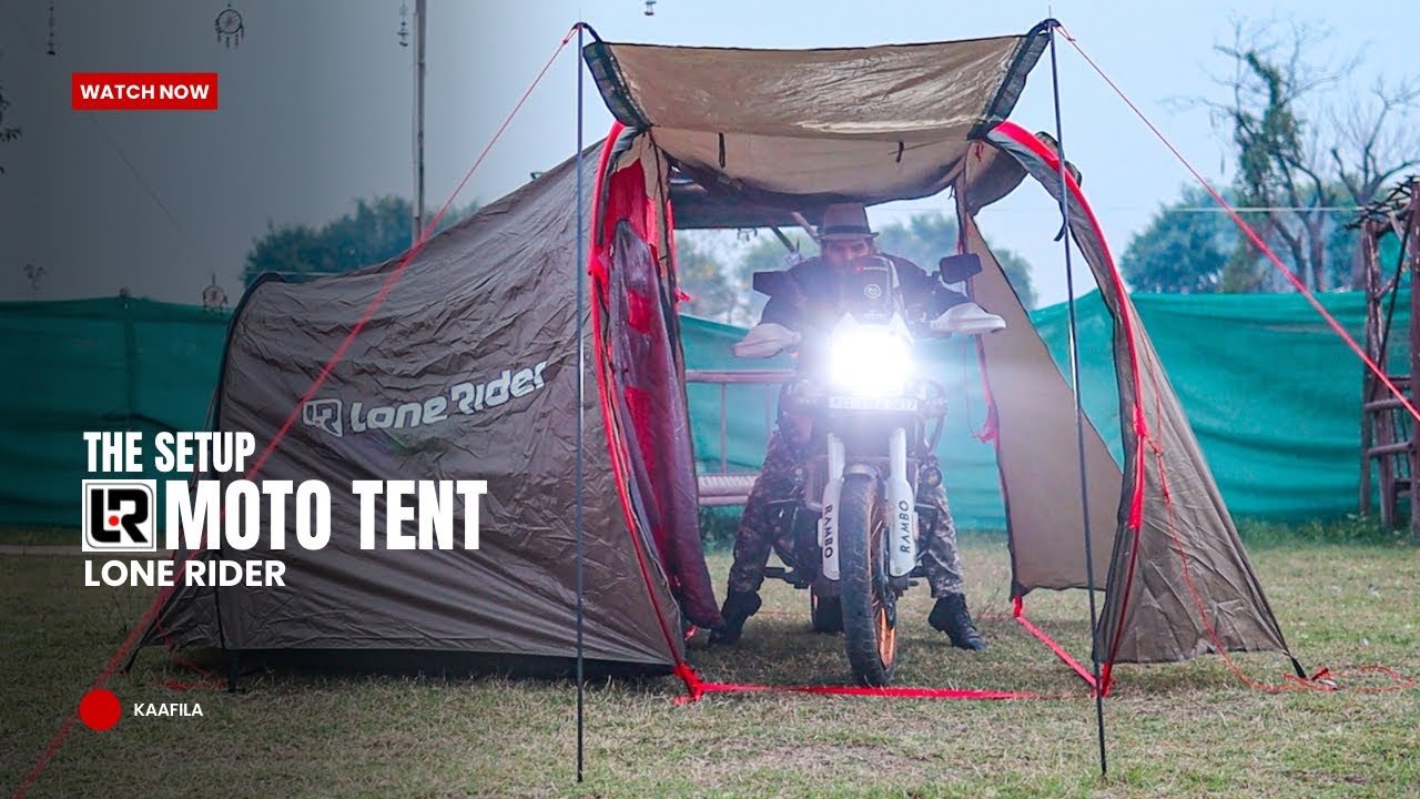 Moto Tent from LONE RIDER - Adventure Motorcycle Equipment | Camping ...
