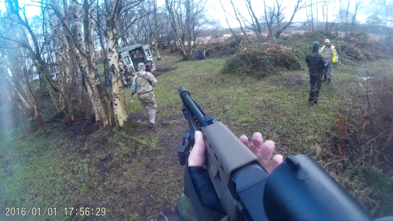 Airsoft at delta team 3 Merseyside attack the convoy - YouTube