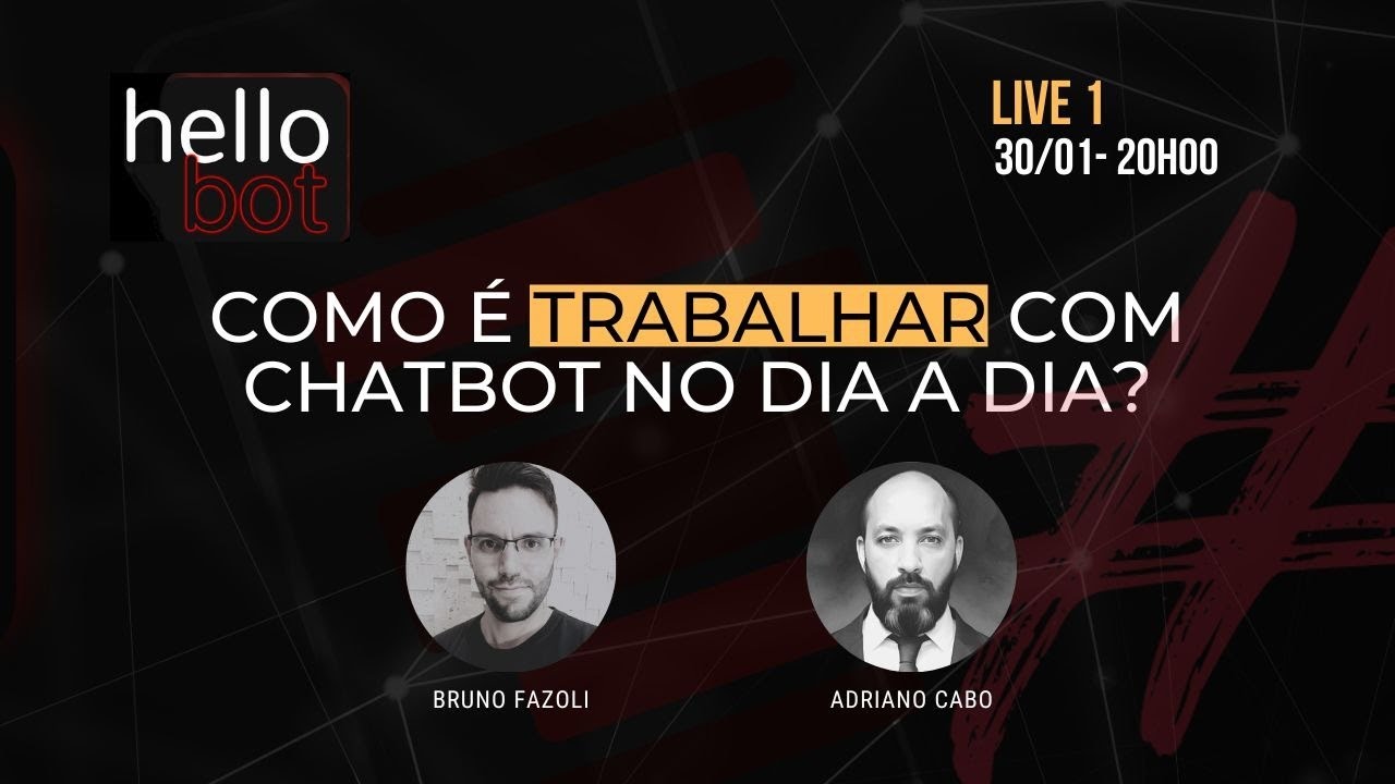 [Hello Bot] LIVE 1/5 - Como é trabalhar com chatbot no dia a dia? - YouTube