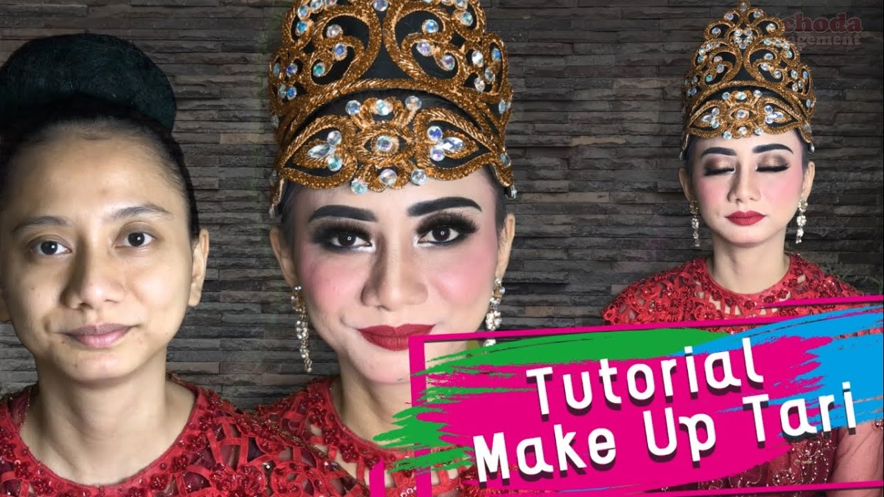 Tutorial Make Up Tari - Simpel dan Elegan - Keren Maksimal - YouTube