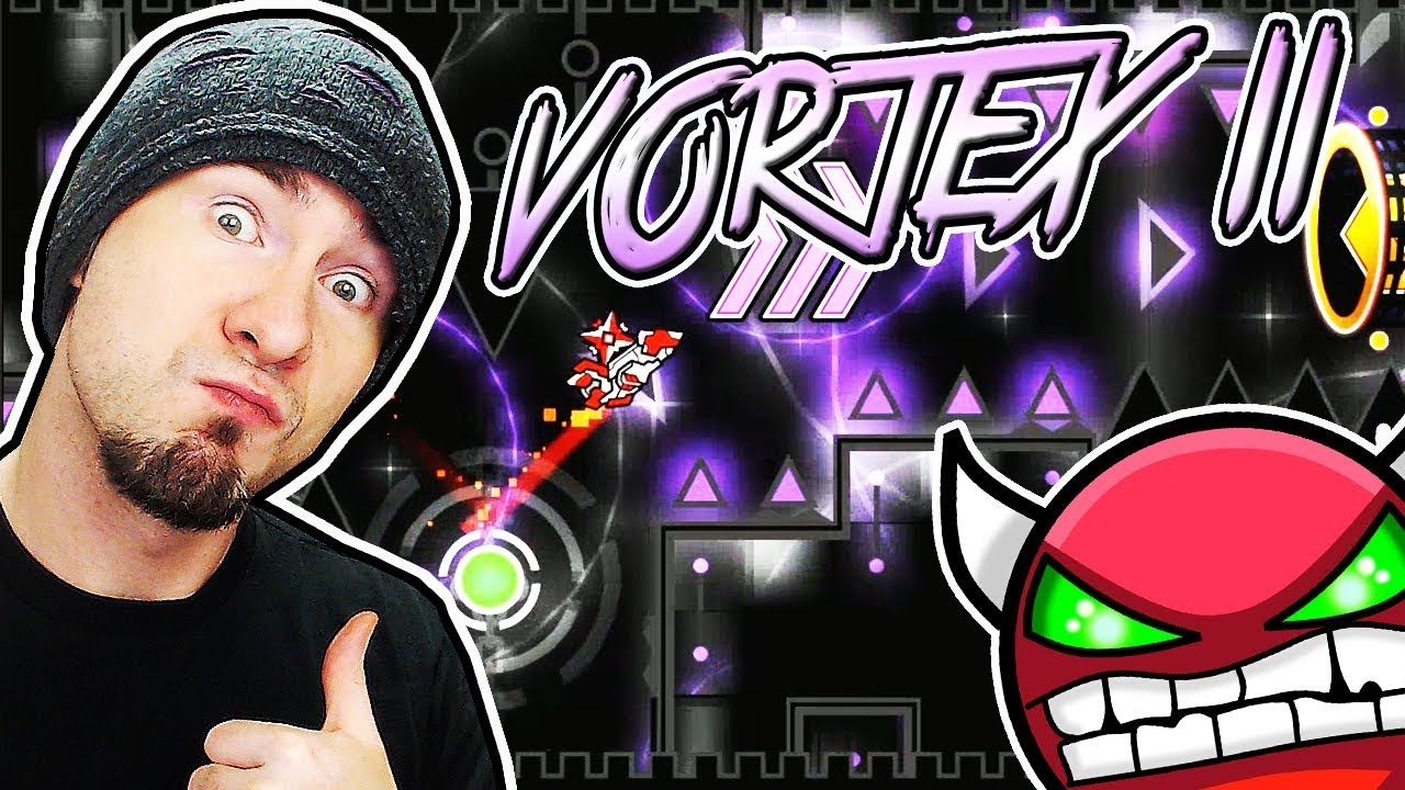AN EASY HARD DEMON? ~ Geometry Dash HARD DEMON | VORTEX II by ...