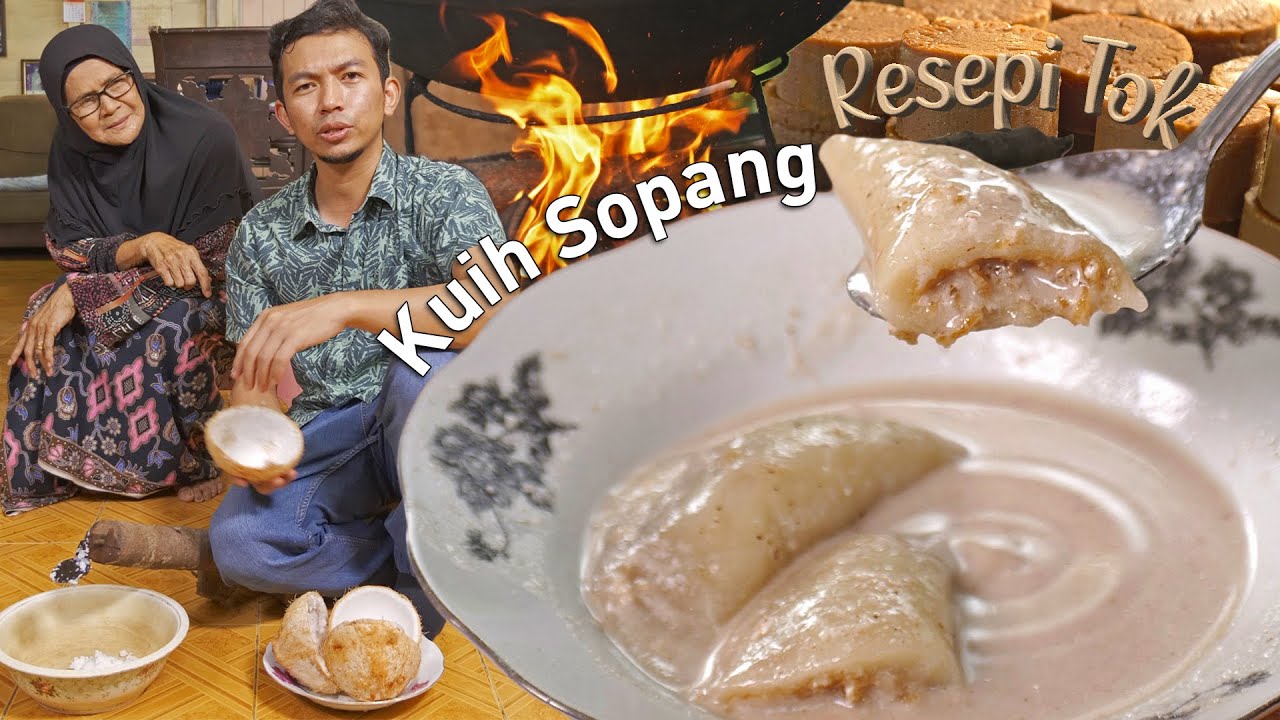 Kuih Sopang Inti Kelapa Gula Anau | Resepi Tok Negeri Sembilan - YouTube