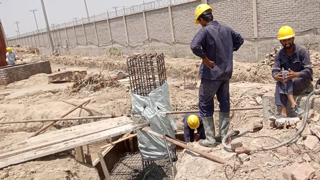 Column Steel work - YouTube