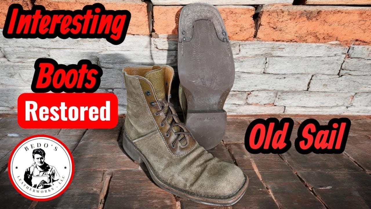 #400- These were interesting boots. I really liked the rough out ...