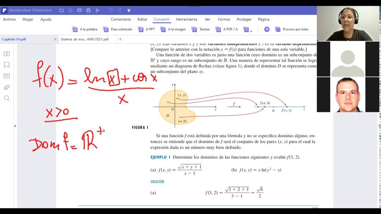 14.1 Funciones de varias variables. Primer parte. - YouTube