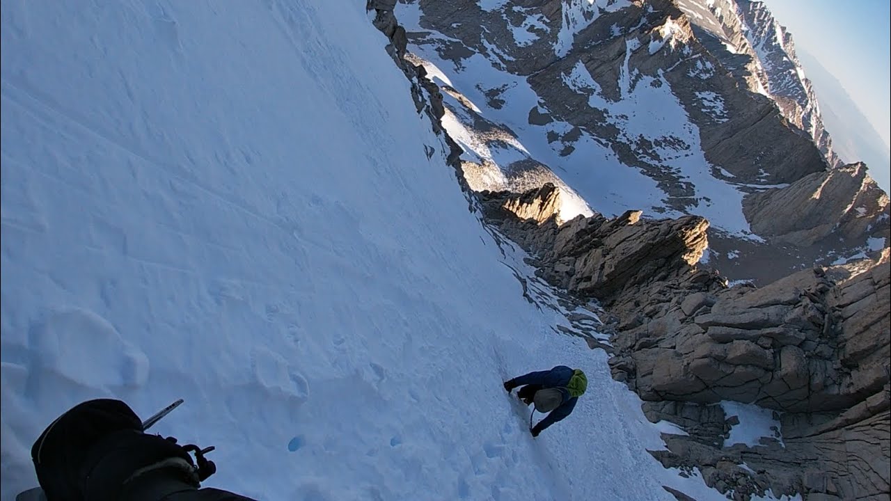 Climbing Mt Whitney’s Mountaineers Route + Final 400’ April 2025 - YouTube