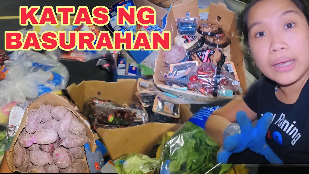 Dumpster diving Katas ng Basurahan Isang buwang supply ng Pagkain ...