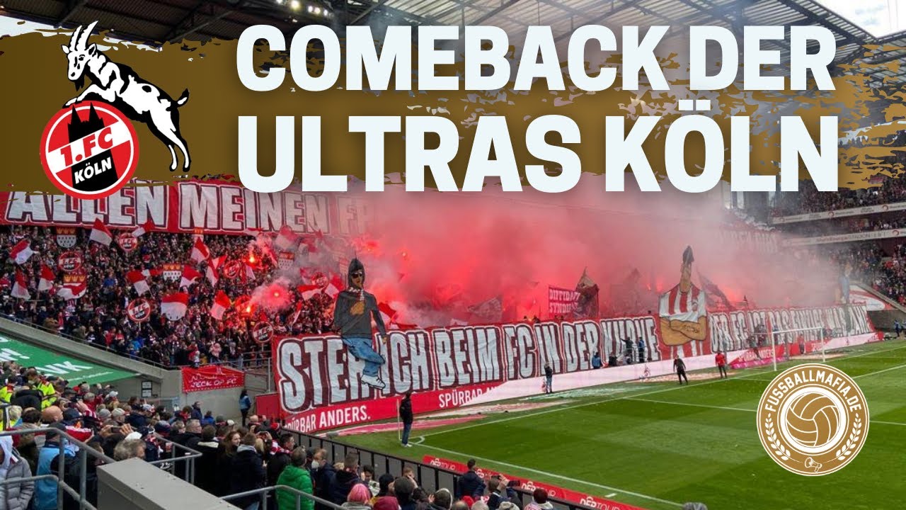 Rückkehr der Ultras Köln: Choreo + Pyro gegen Mainz | 1. FC Köln - FSV ...