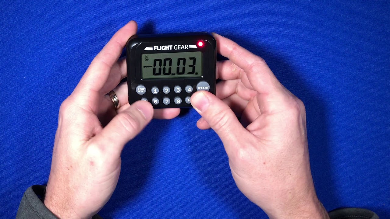 Flight Gear Timer - quick demo for pilots - YouTube