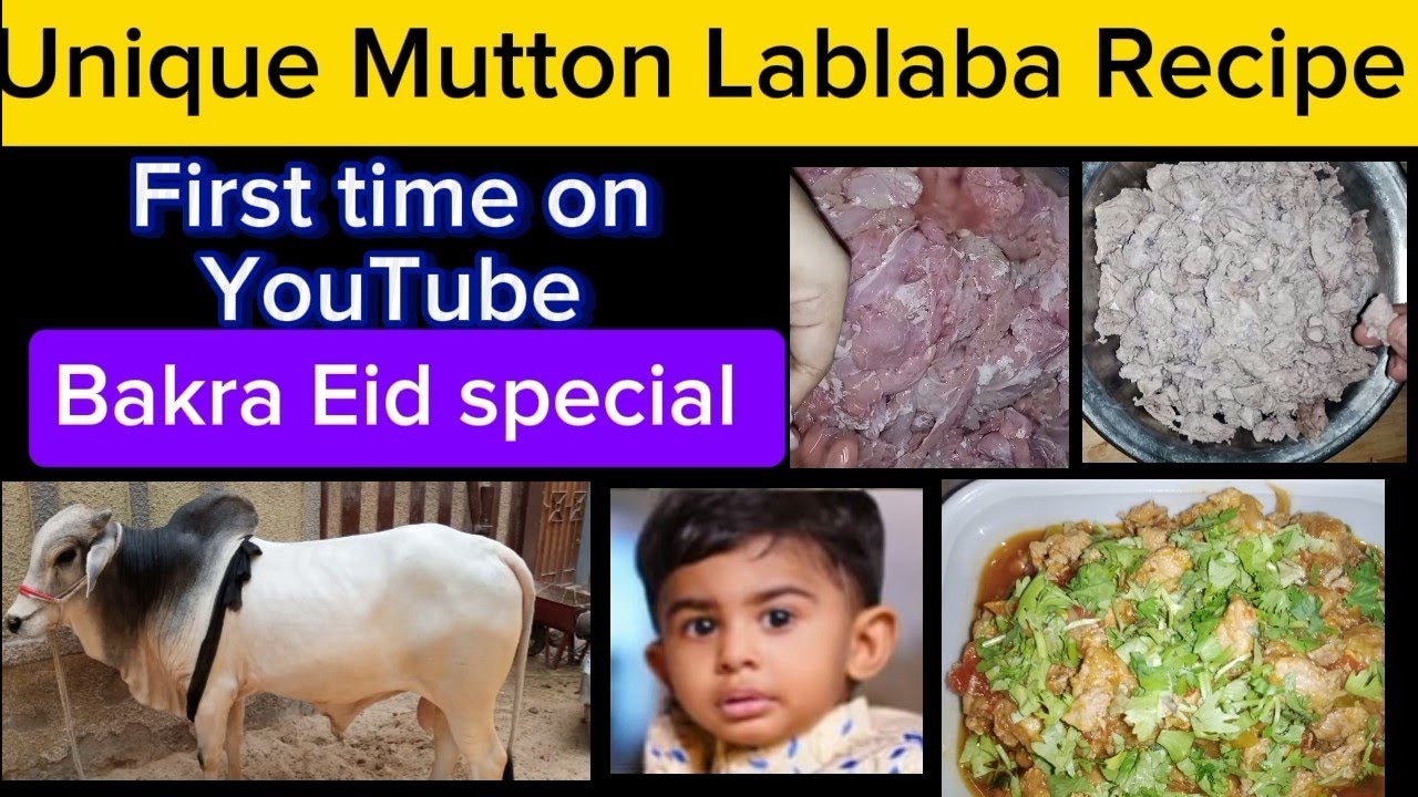 Bakra Eid Special Vlog 🙂| Unique Mutton Lablaba Recipe #first time on ...