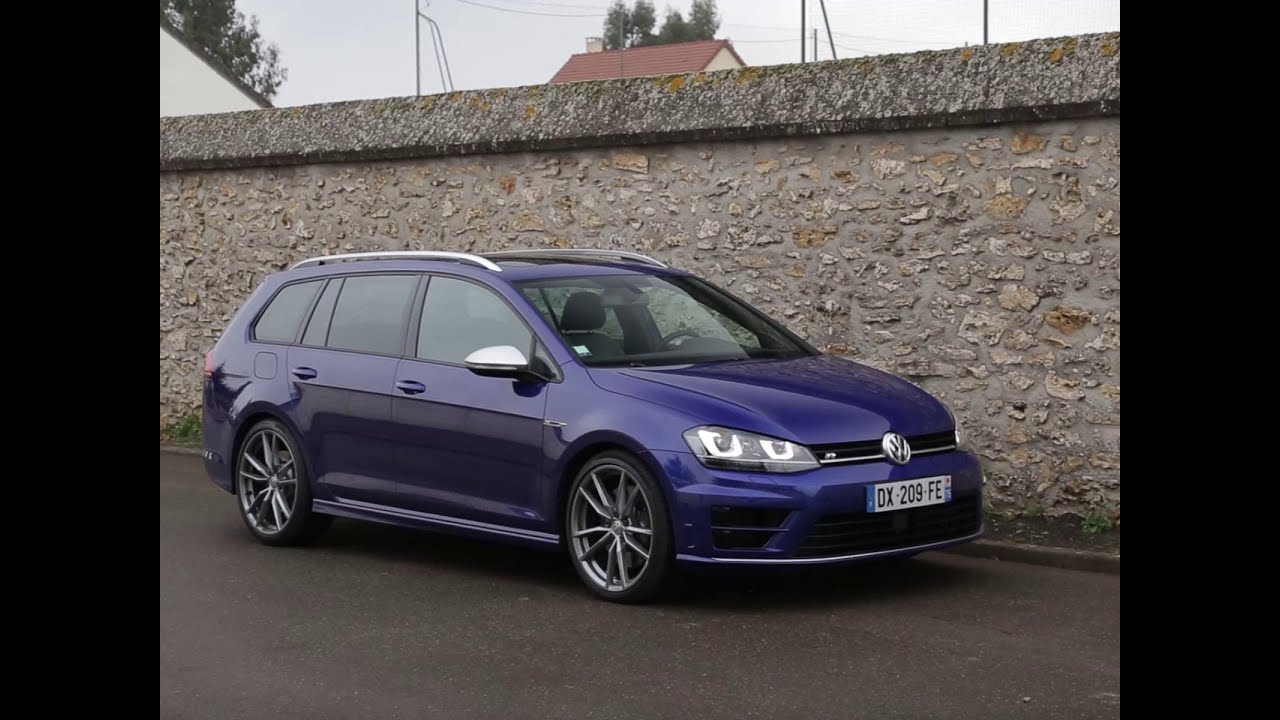 Essai Volkswagen Golf SW R 2016 - YouTube