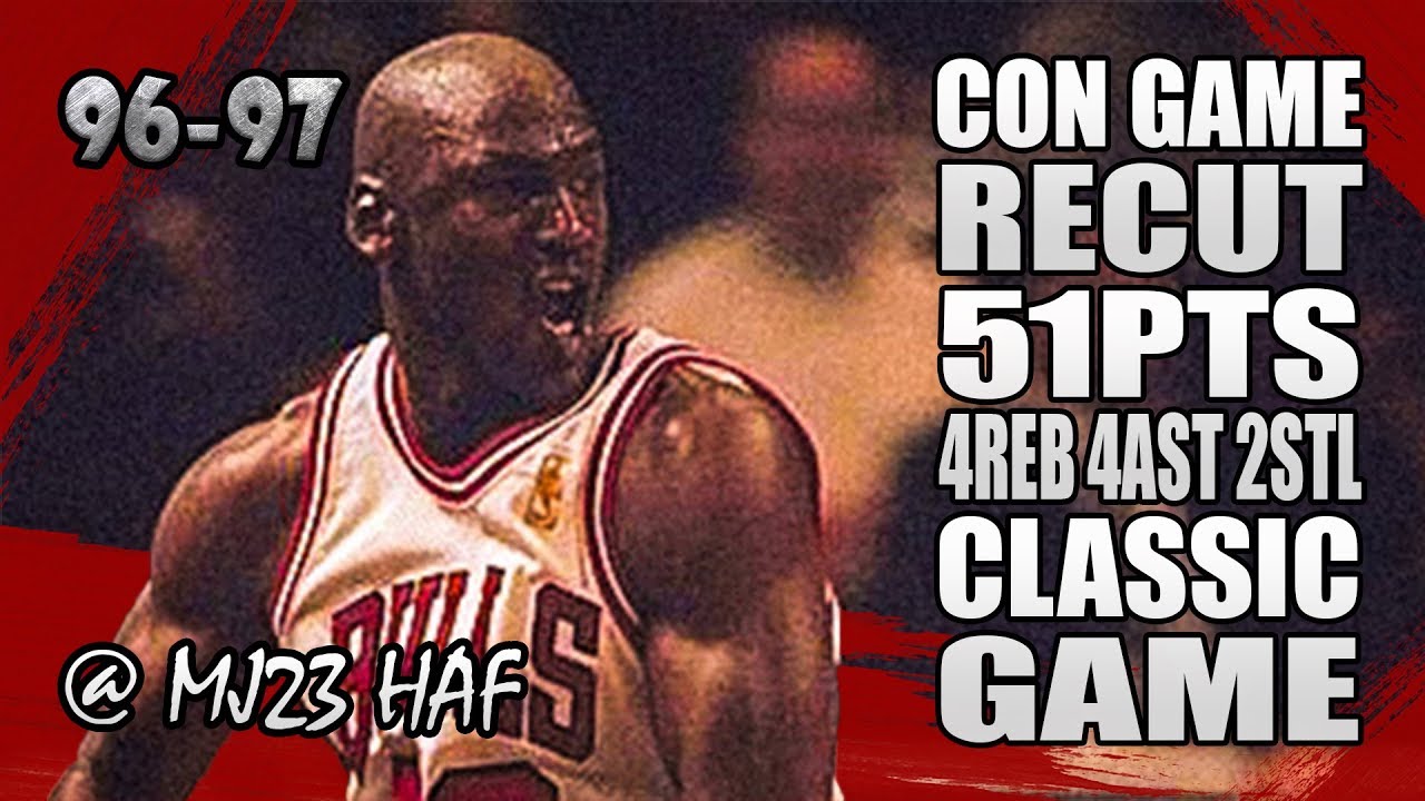 Michael Jordan Highlights vs Knicks (1997.01.21) - 51pts, CON GAME in ...