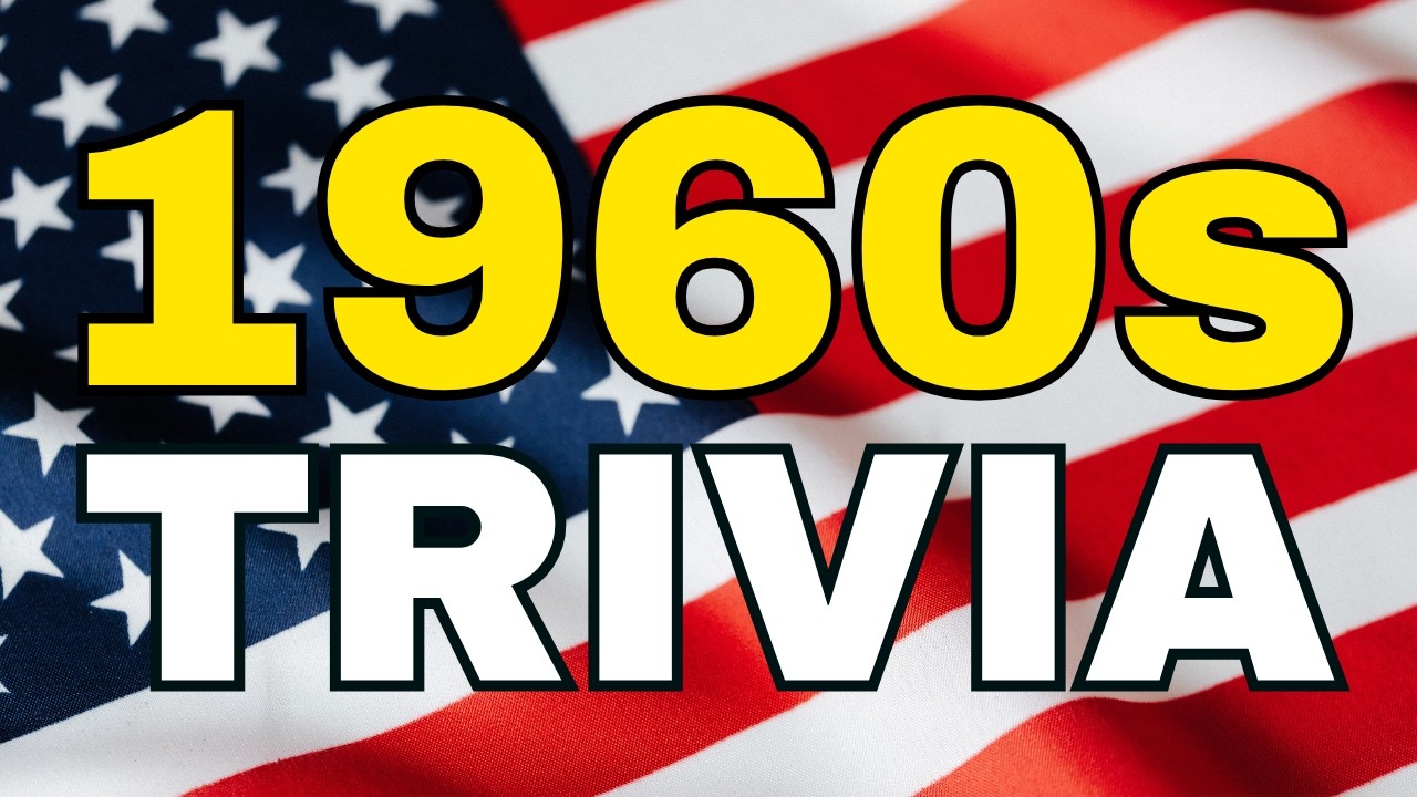 Are You A Well-educated Person Over 60? - 1960's Trivia Quiz! - YouTube