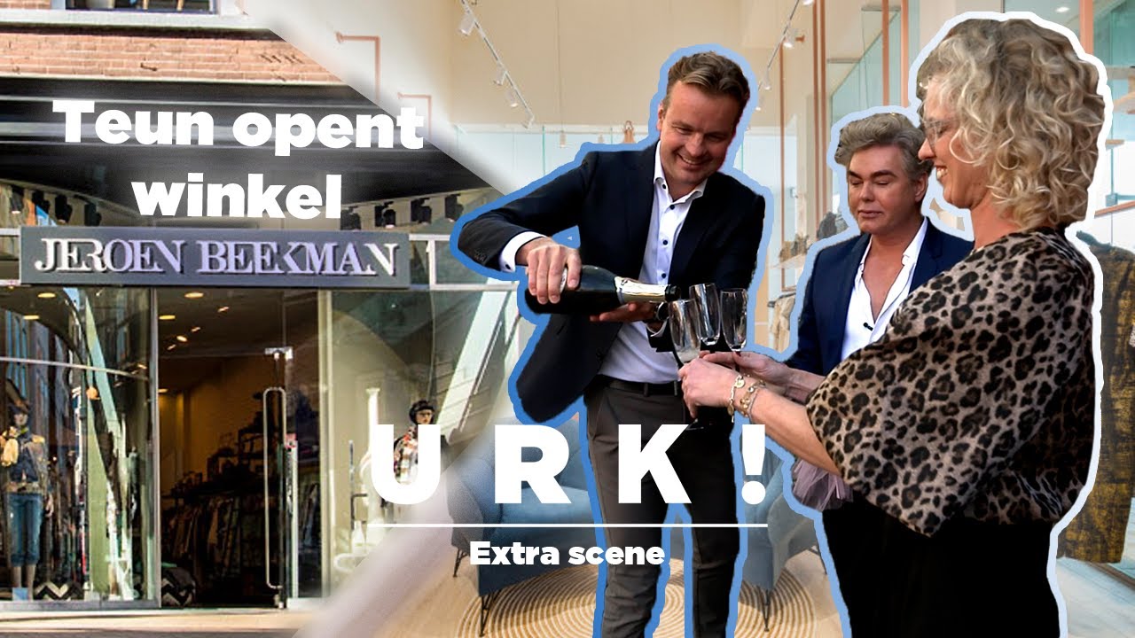 Teun opent winkel van Jeroen Beekman! | Urk! Extra scene - YouTube