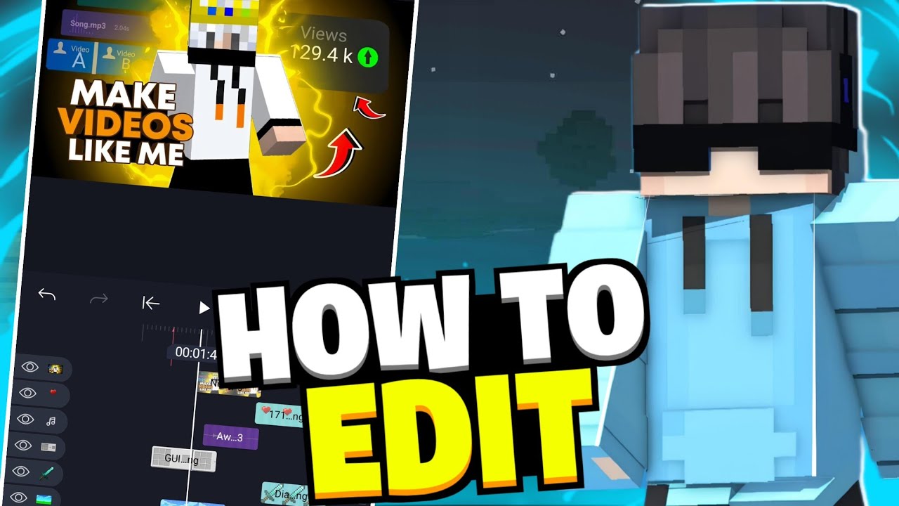 How To Edit Viral Minecraft Videos In Mobile 🔥(Don't Miss!) - YouTube