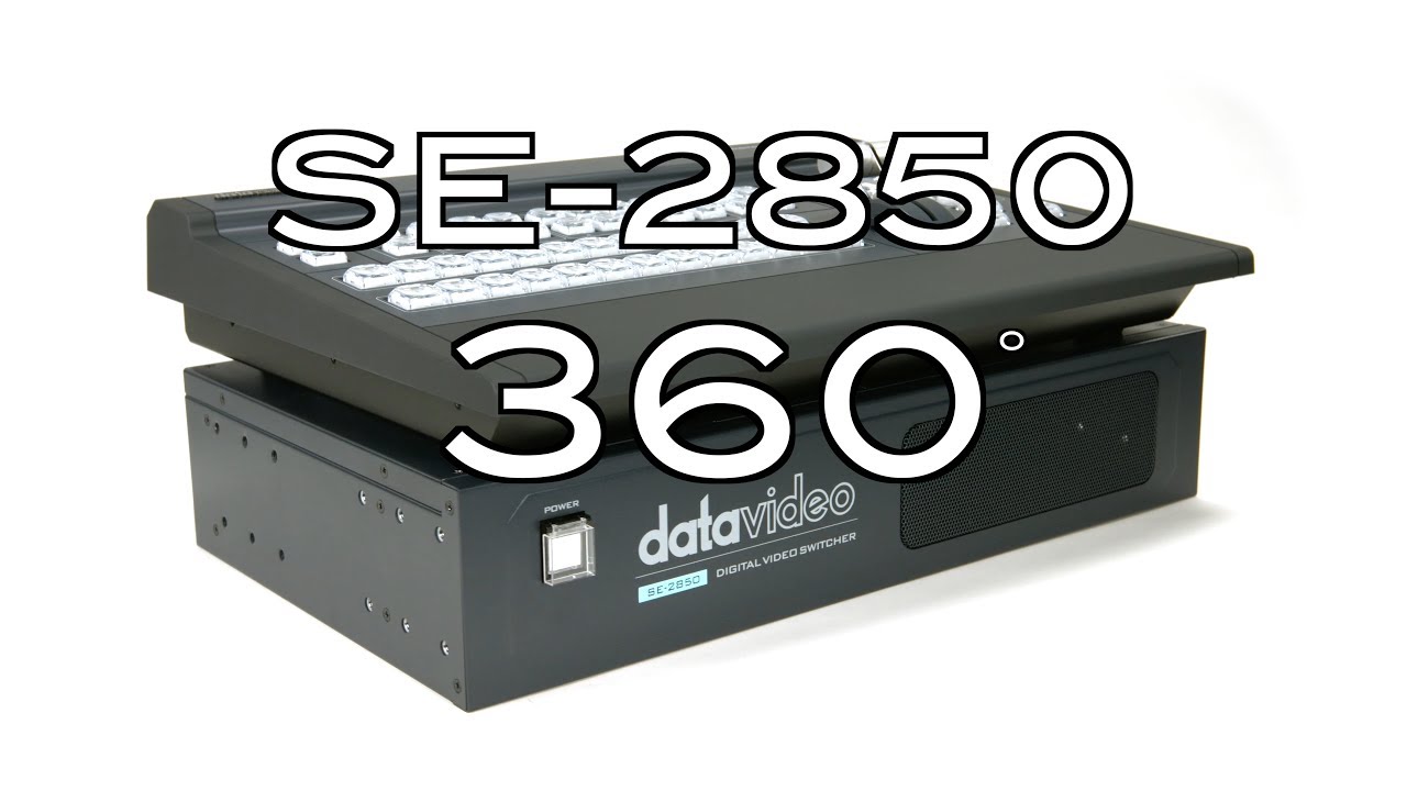 【360 Product Video】SE-2850 12 Channel Digital Video Switcher｜Datavideo ...