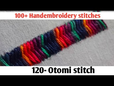 431-Handembroidery :Otomi stitch - YouTube