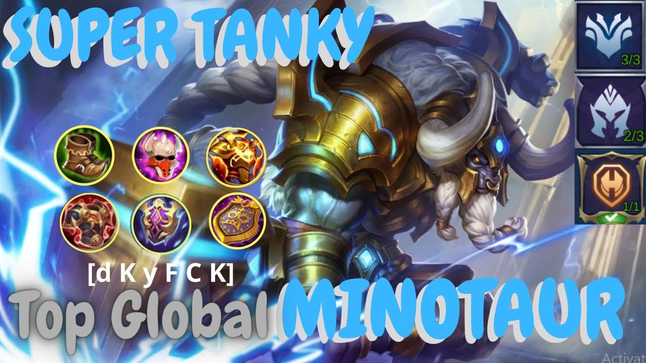 BUILD ITEM TOP GLOBAL MINOTAUR SEASON 21 !!!! TOP GLOBAL MINOTAUR ...