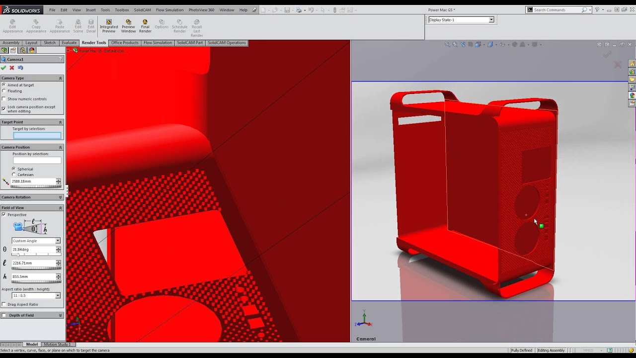 How to render by photoview 360 ( SolidWorks ) Thai version tutorial ...