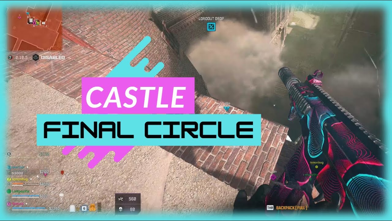 Castle Final Circle - Hold the roof!!! - Warzone Season 2 - YouTube