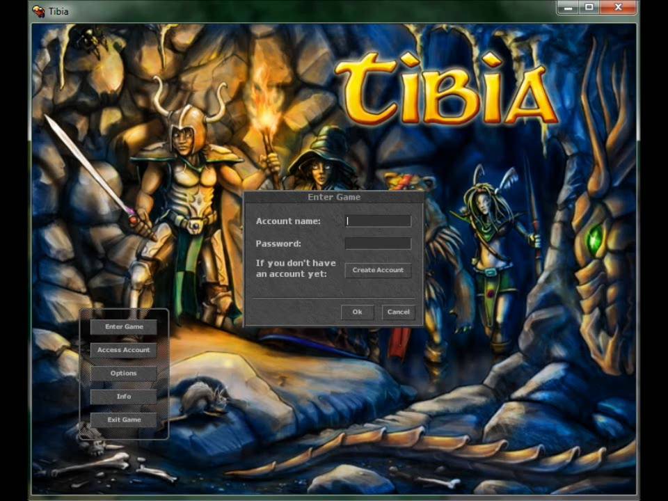 Tibia Flash client:2011 Test Server (Firefox4) - YouTube