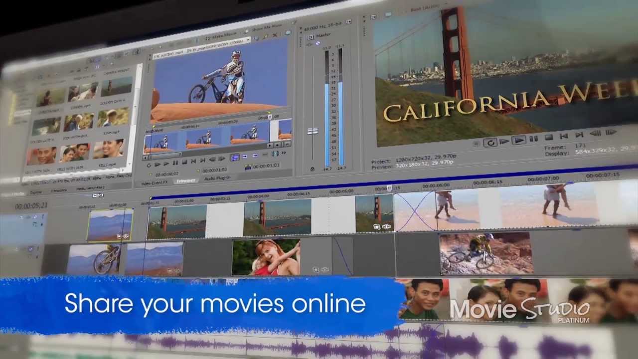 Sony Creative Software Movie Studio Platinum 12 Video Editing Software ...