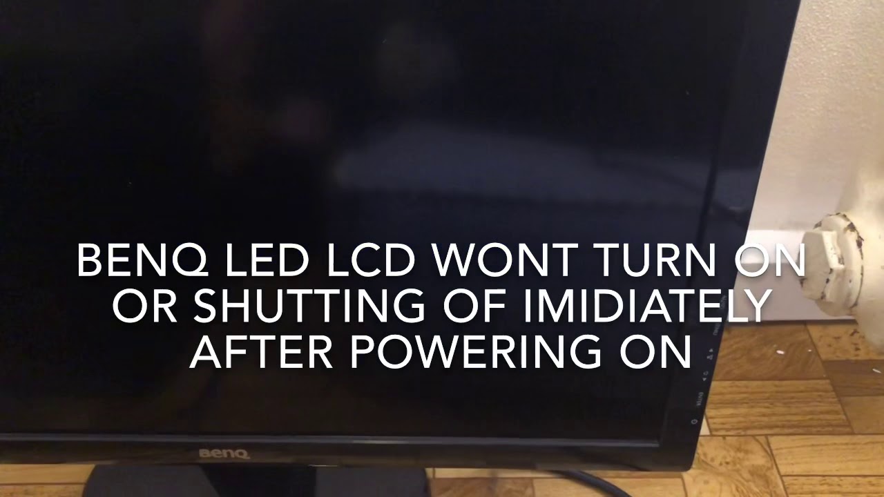 BENQ GL2250, GW2250 led LCD repair. Monitor powering itself off issue ...