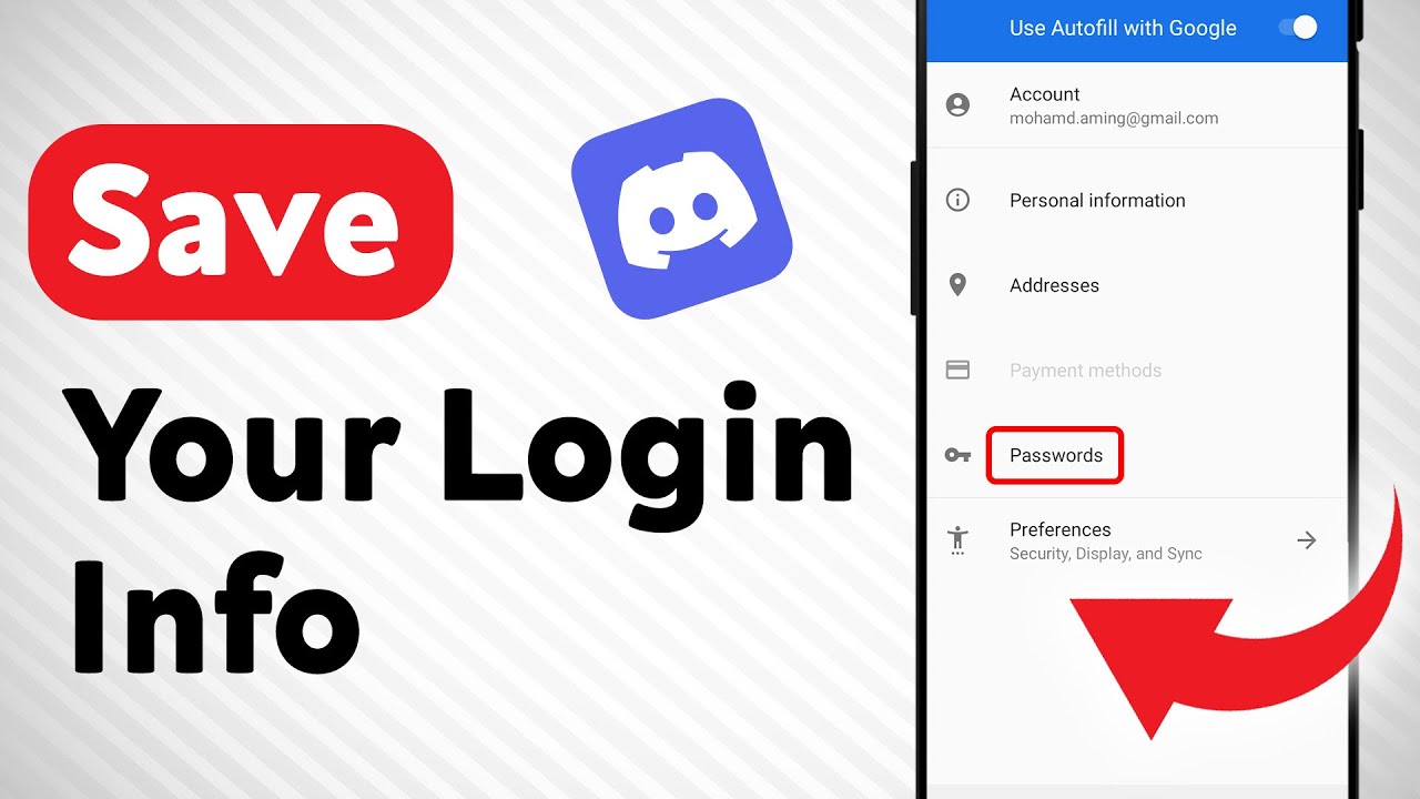 How to Save Your Login Info On Discord (Updated) - YouTube