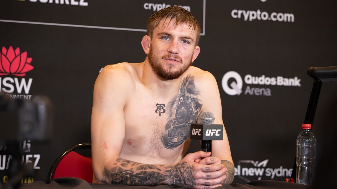 UFC 312: Tom Nolan after his win over Viacheslav Borshchev - YouTube