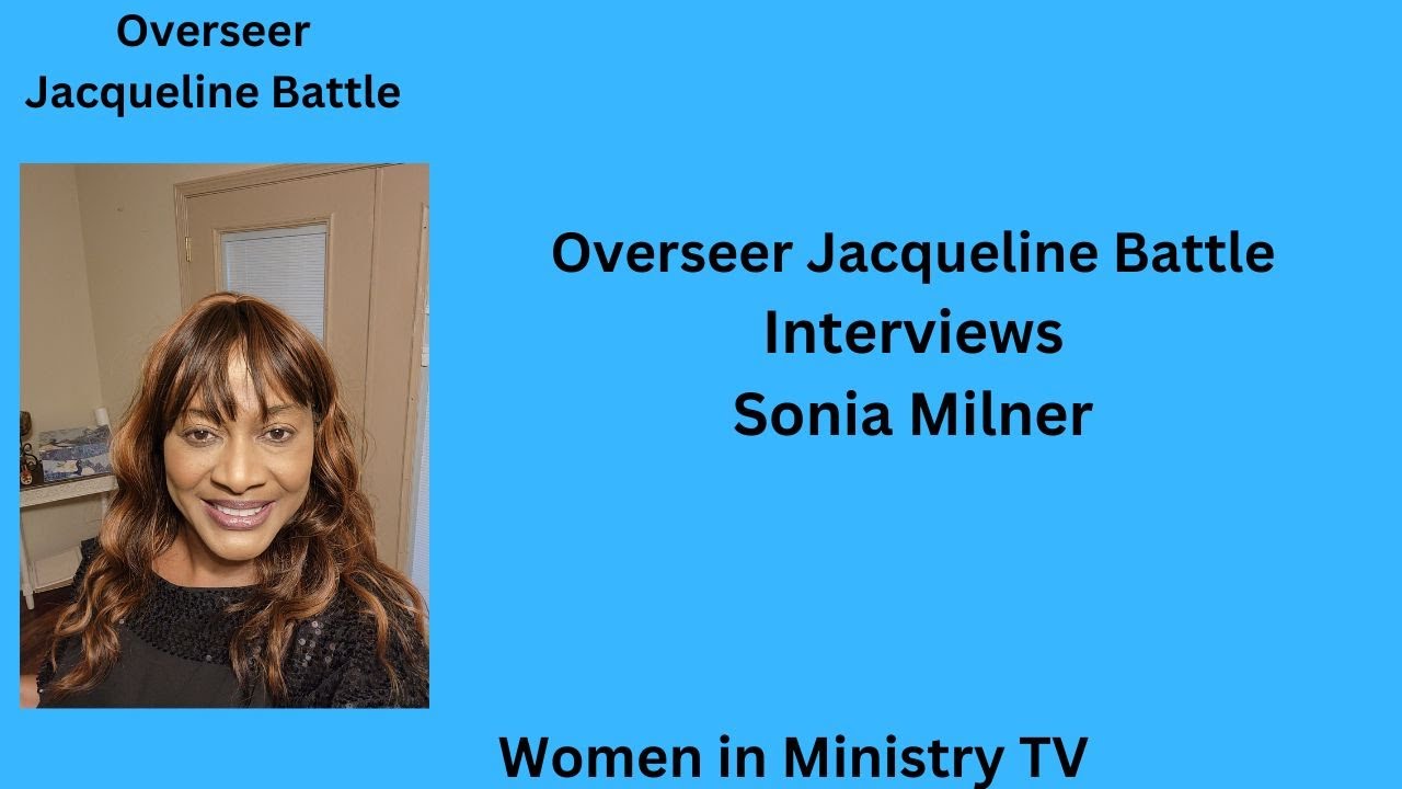 women in ministry tv interviews Sonia Milner - YouTube