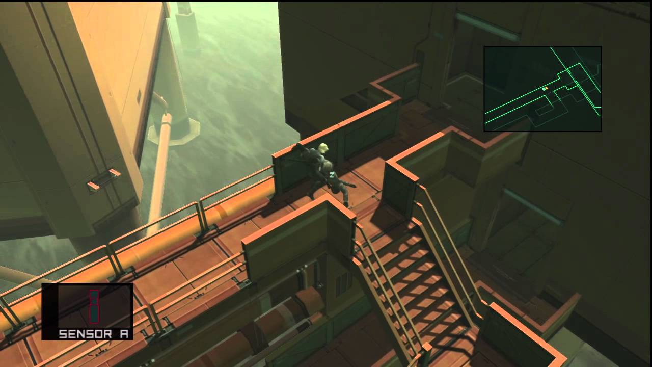 Metal Gear Solid 2 HD Collection Complete Stealth Trophy Guide NO ALERTS Plant part 2 - YouTube