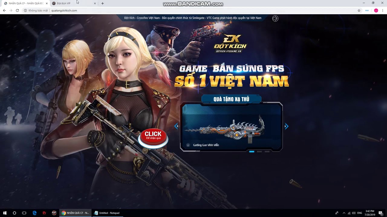 Hướng Dẫn Nhận Vip Đột Kích Miễn Phí - Nhận Vip CF Miễn Phí - YouTube