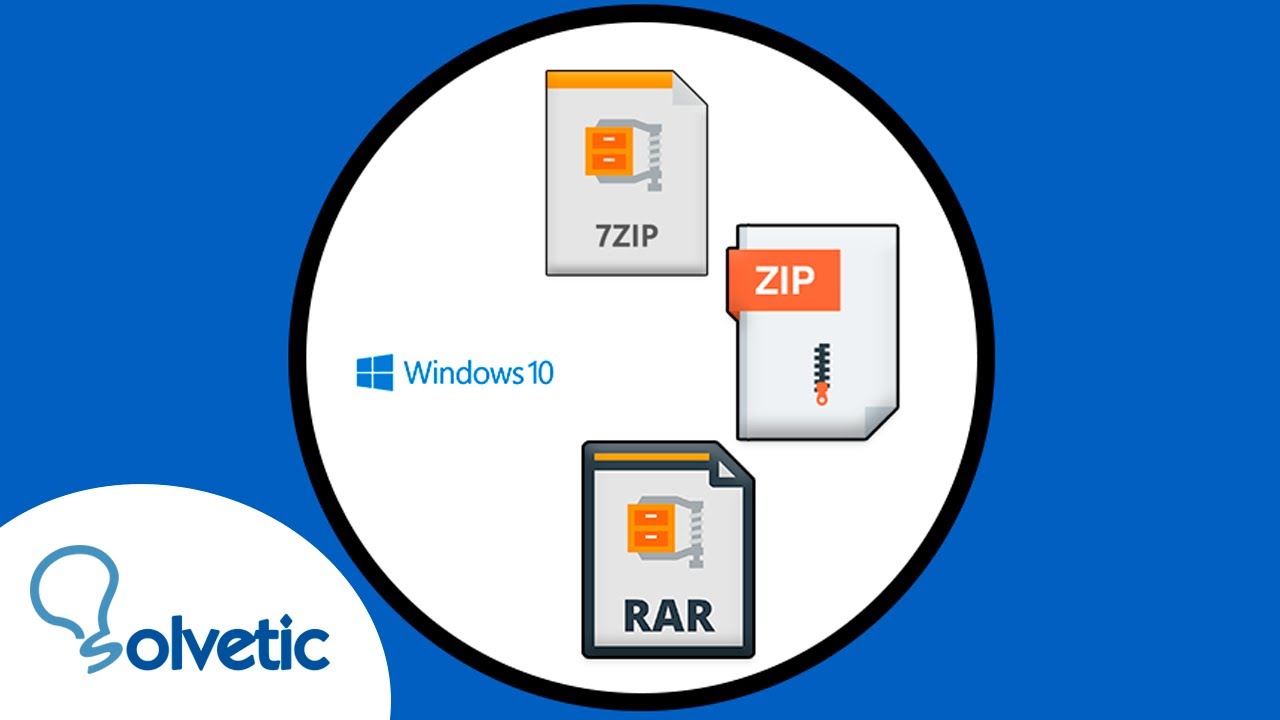 🔑 ABRIR ARCHIVOS ZIP RAR 7Z para Windows 10 GRATIS - YouTube