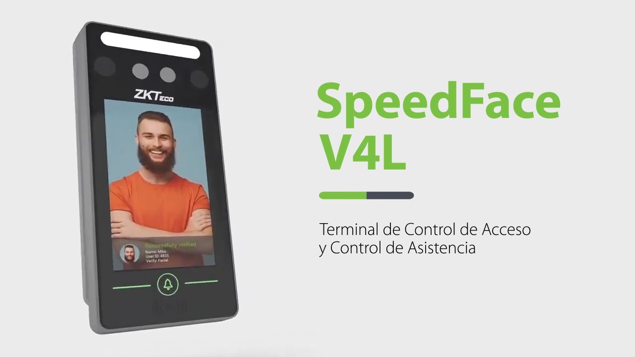 SpeedFace V4L Terminal para control de acceso o gestión de asistencia ...