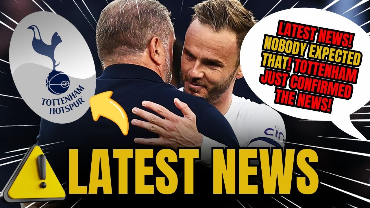 URGENT NEWS! TOTTENHAM HAVE JUST CONFIRMED THE NEWS! TOTTENHAM NEWS ...