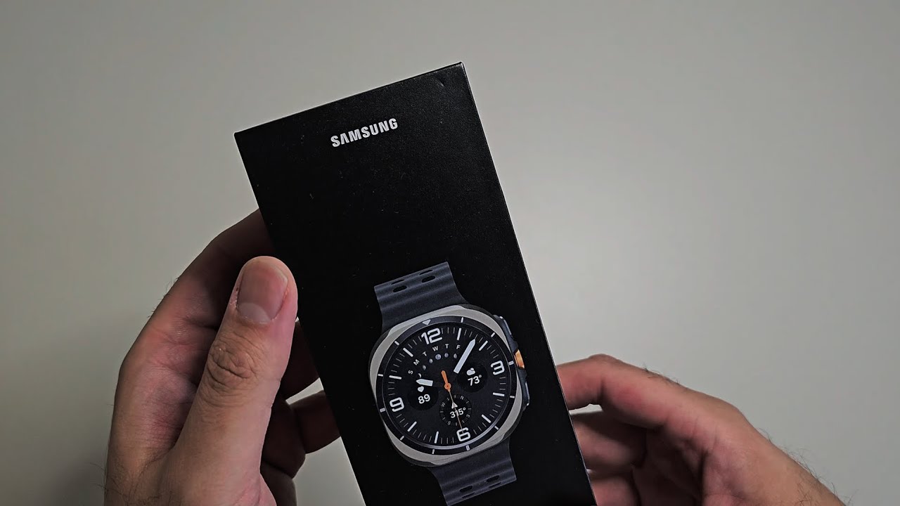 samsung galaxy watch ultra - titanium silver unboxing - YouTube