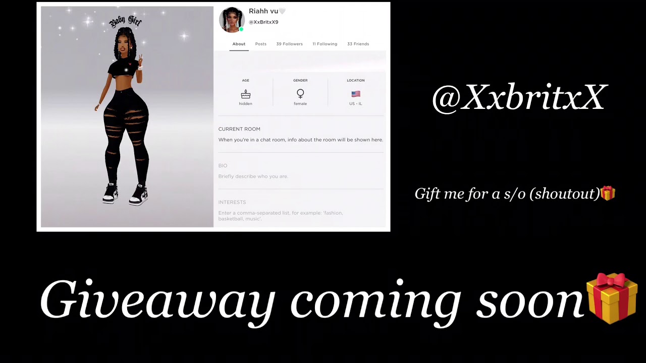 Imvu giveaway coming soon - YouTube