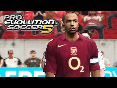 PES 5 Gameplay: Arsenal vs Liverpool | Classic Football Action! - YouTube