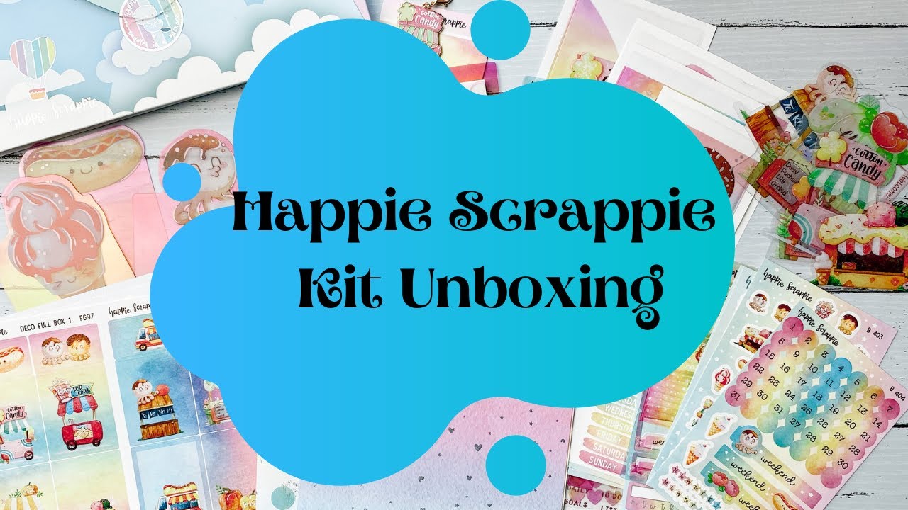 Happie Scrappie Kit Unboxing || Foodie's Delight - YouTube